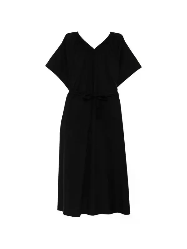 LESS Gathered Detail Elasticated Collar Dress