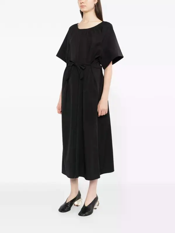 LESS Gathered Detail Elasticated Collar Dress