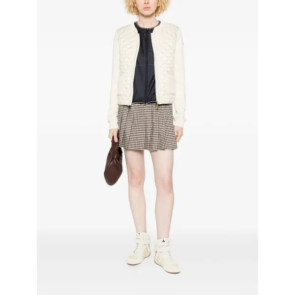 Moncler Quilted & Knitted Zip-up Jacket