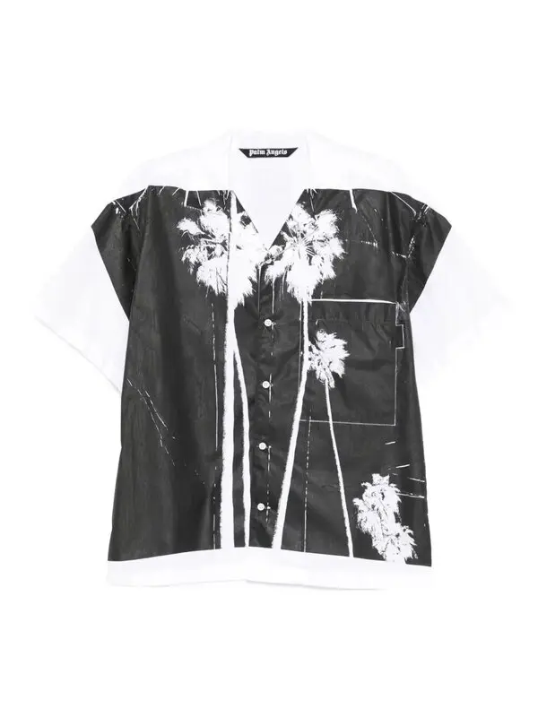 Palm Angels Dec Palm Culture` Bowling Shirt