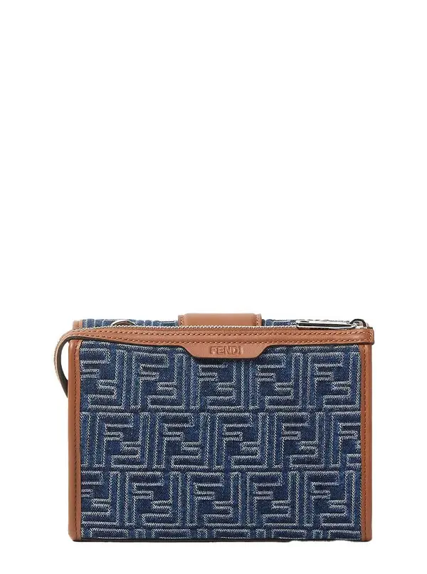 Fendi Baguette Double Crossbody Bag - Multicolor