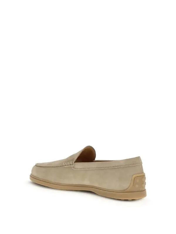 TOD'S Suede Slipper Loafers