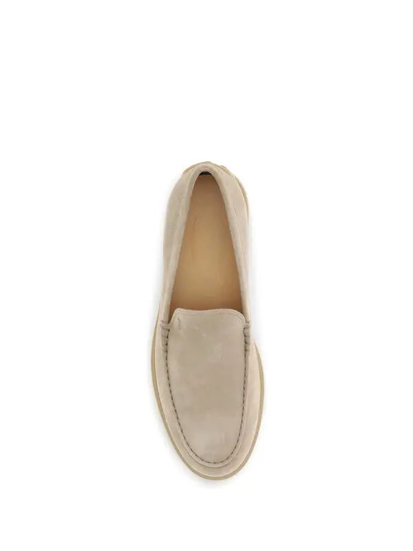 TOD'S Suede Slipper Loafers