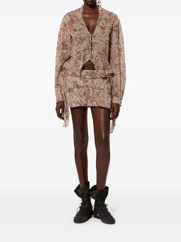 Isabel Marant Étoile Celeny Printed Cotton Voile Blouse - Multicolor