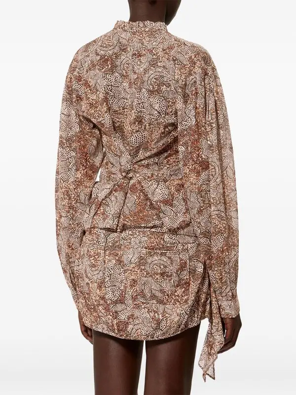 Isabel Marant Étoile Celeny Printed Cotton Voile Blouse - Multicolor