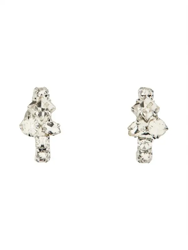 Magda Butrym Crystal Hoop Earrings