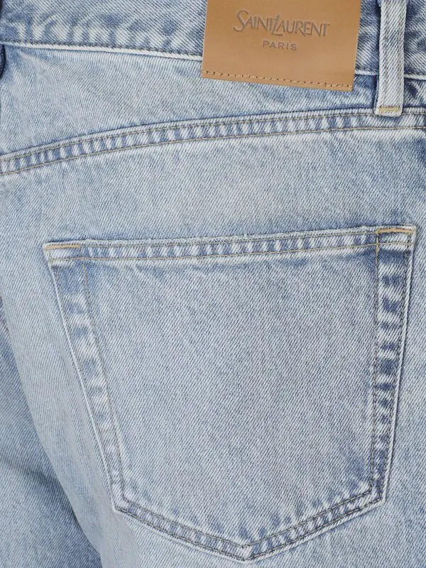 Saint Laurent Organic Cotton Denim Jeans - Multicolor