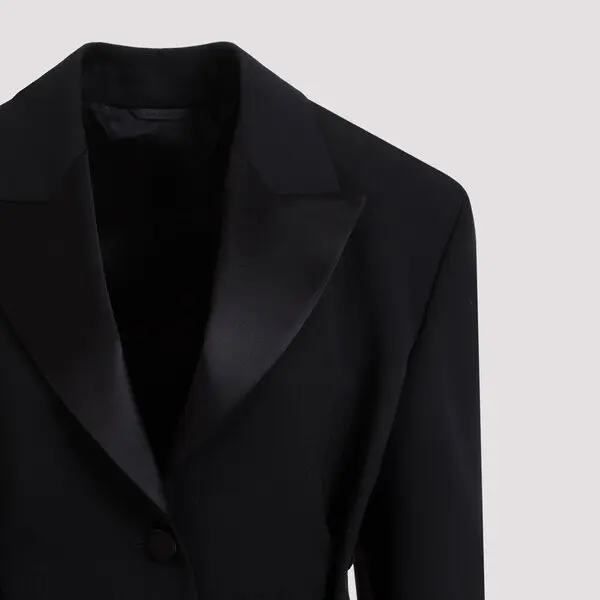 Givenchy Buttoned Jacket With Peak Lapels