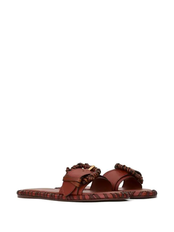 Zimmermann Alchemy Leather Sandals - Multicolor