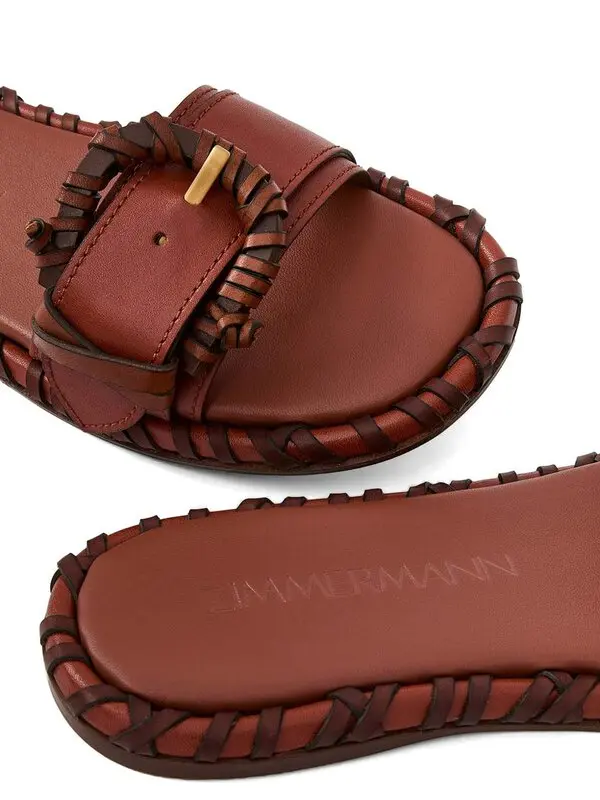 Zimmermann Alchemy Leather Sandals - Multicolor