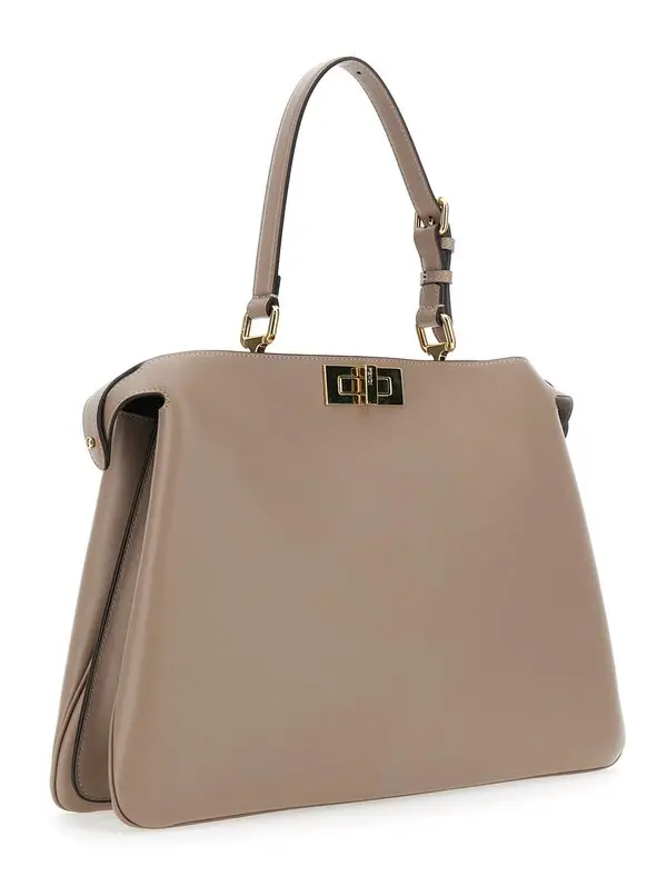 Fendi Peekaboo Soft Large Leather Handbag - Multicolor