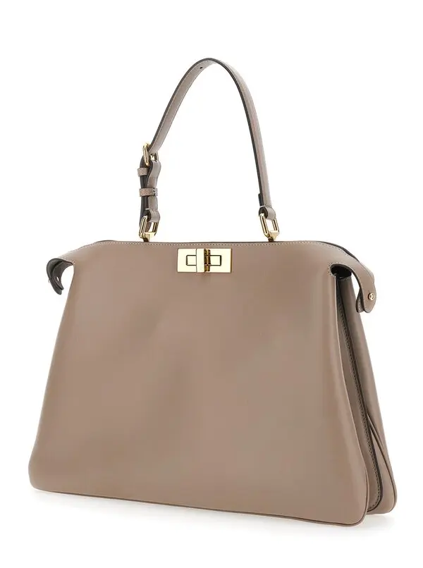 Fendi Peekaboo Soft Large Leather Handbag - Multicolor