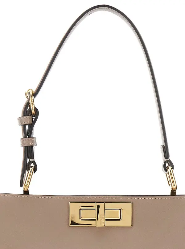 Fendi Peekaboo Soft Large Leather Handbag - Multicolor