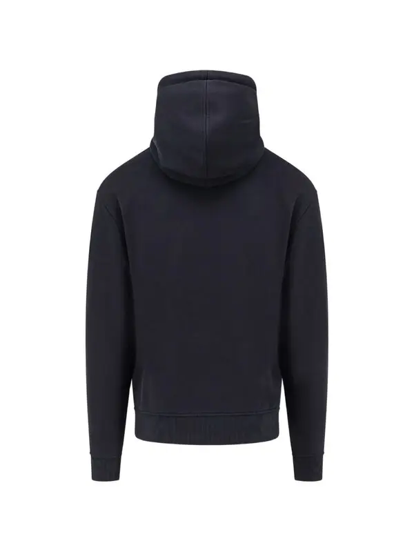 AMI Paris De Coeur Embroidered Cotton Hoodie - Multicolor
