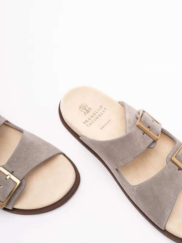 Brunello Cucinelli Leather Sandals - Multicolor