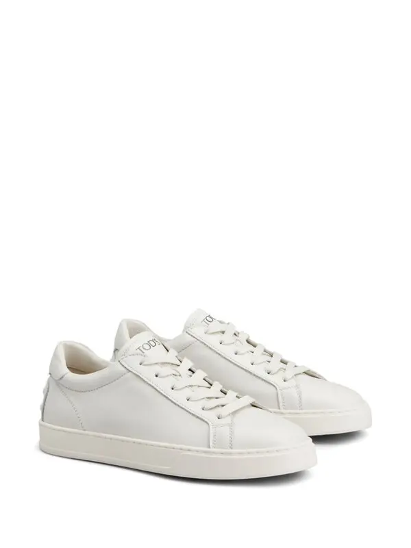 TOD'S Leather Sneakers With Stud Detail - Multicolor