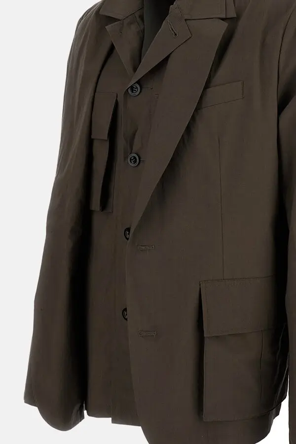 Sacai Cotton Hybrid Blazer