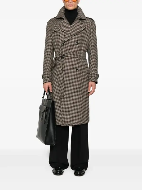 Tagliatore Wool Trench Coat