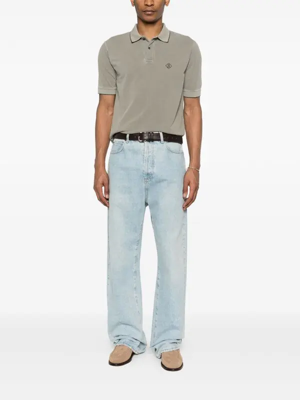 Herno Logo Cotton Polo Shirt