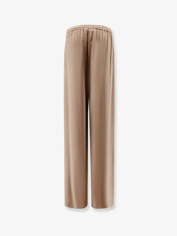 Max Mara Silk Wide Leg Trousers