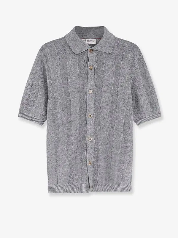 Brunello Cucinelli Linen And Cotton Blend Cardigan - Multicolor