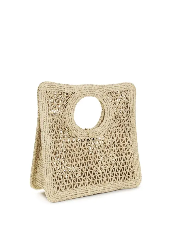 Jacquemus Le Petit Carré Spiaggia Handbag - Cream