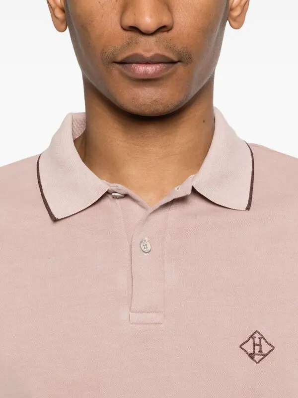 Herno Logo Cotton Polo Shirt