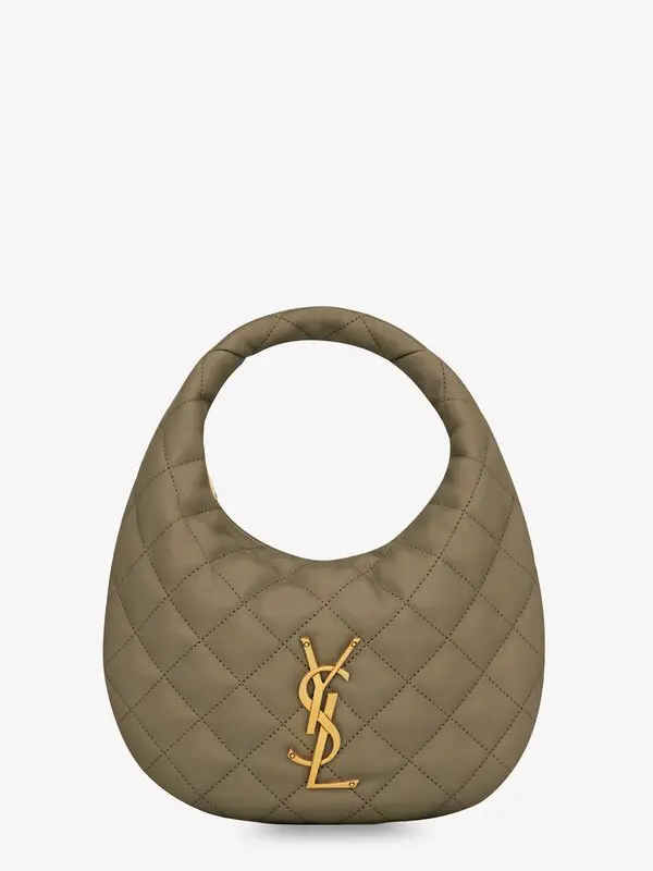 Saint Laurent Quilted Leather Handbag With Cassandre Logo - Multicolor