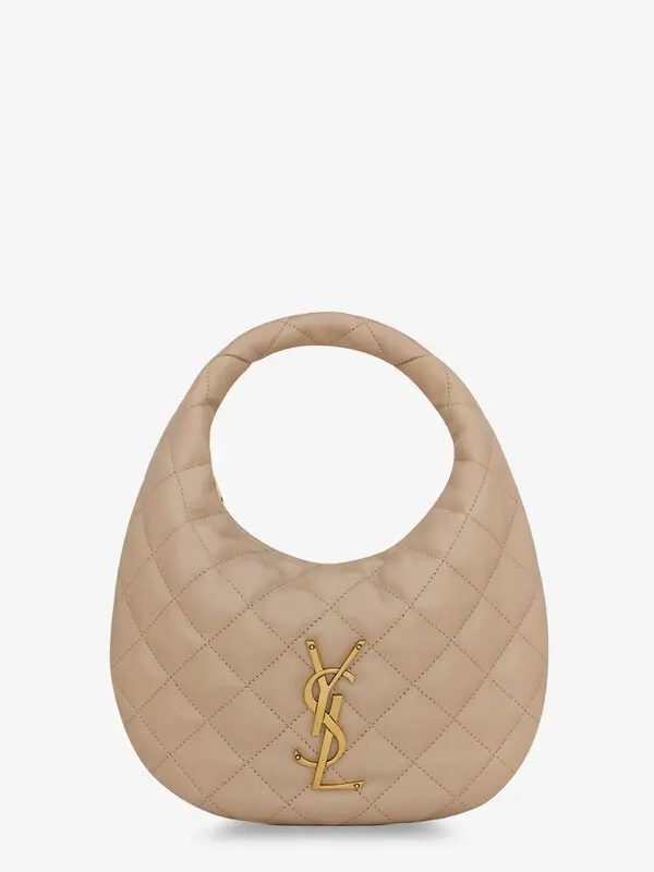 Saint Laurent Quilted Leather Handbag - Multicolor