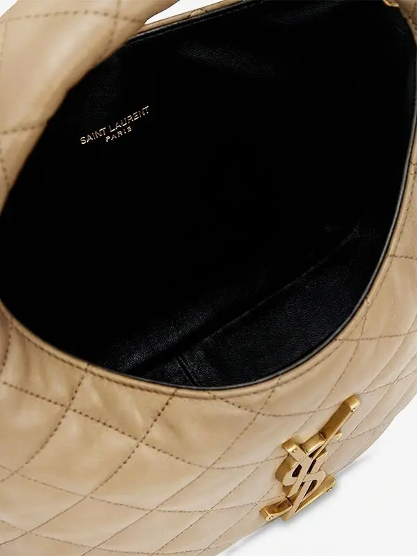 Saint Laurent Quilted Leather Handbag - Multicolor