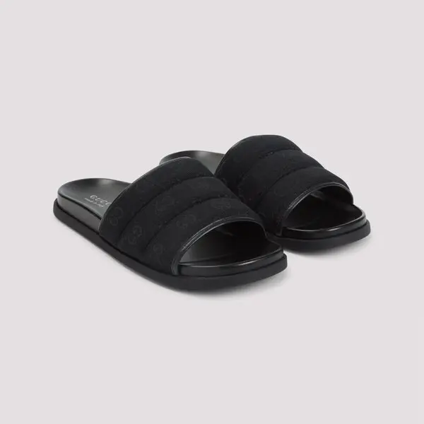 Gucci Gg Cotton Slides