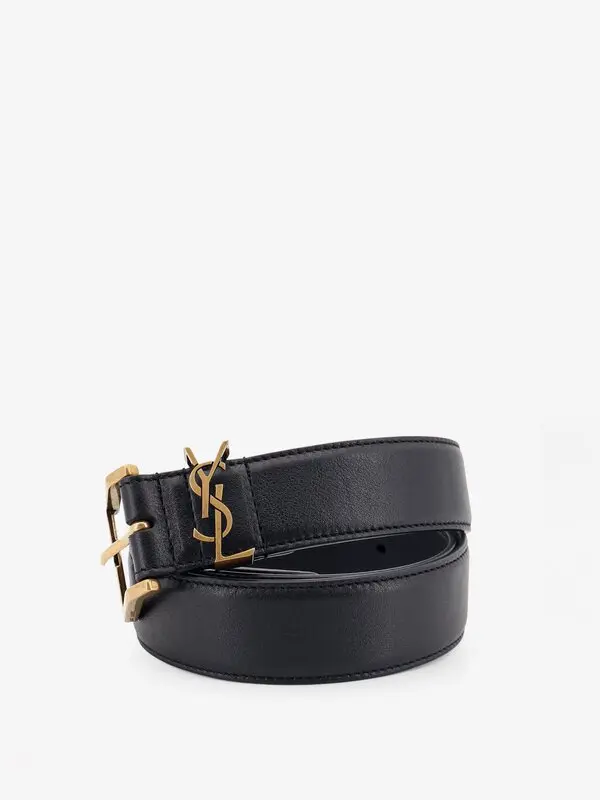 Saint Laurent Cassandre Monogram Belt - Multicolor