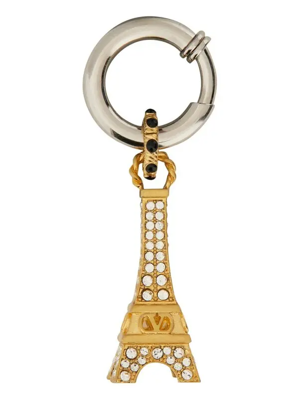 Valentino Garavani Eiffel Tower Charm Earring - Gold