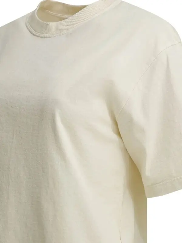GOLDEN GOOSE Boxy T-shirt With Logo Patch - Multicolor