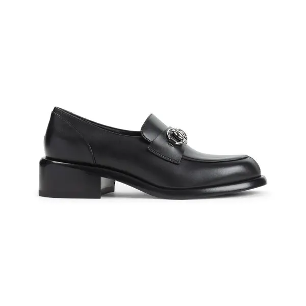 Gucci Savoy Loafers In Calf Leather With Silver-toned Horsebit Detail - Black