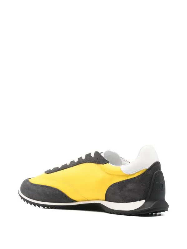 Celine Racer Leather And Nylon Sneakers