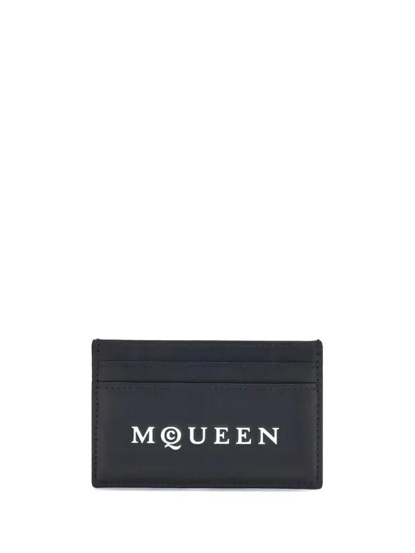 Alexander McQueen Logoed Card Holder - Black