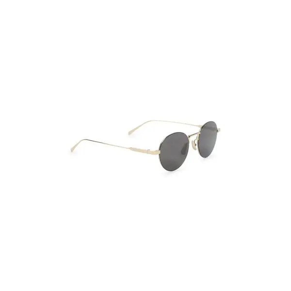 Celine Metal Frame Round Sunglasses - Silver