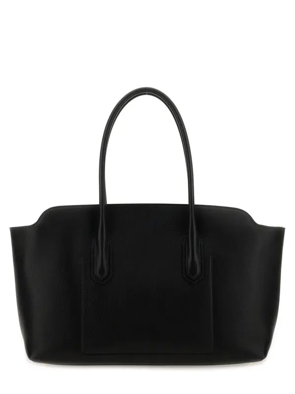 TOM FORD Large Leather Tote - Black