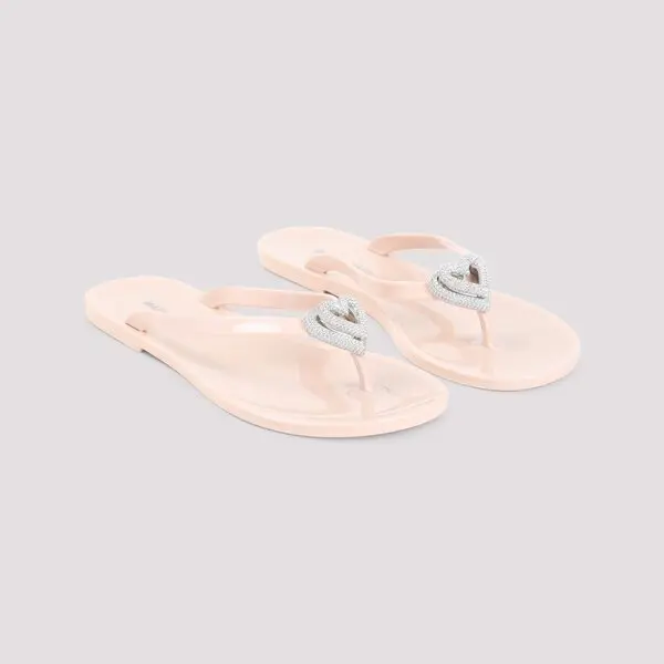 Mach & Mach Double Heart Sandals - Multicolor