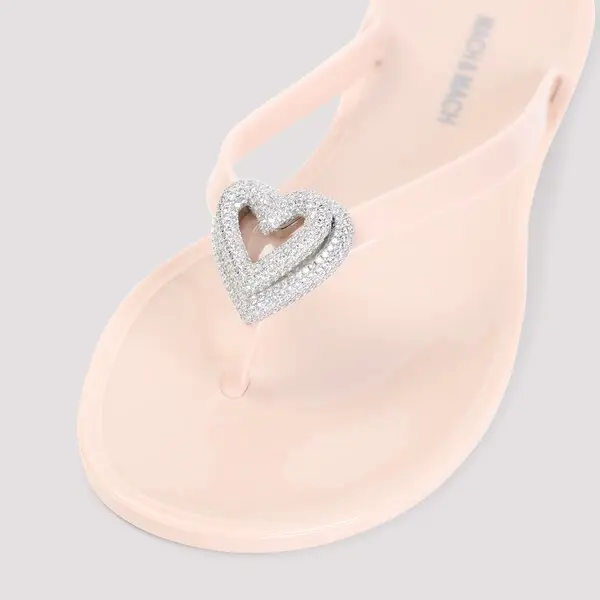 Mach & Mach Double Heart Sandals - Multicolor