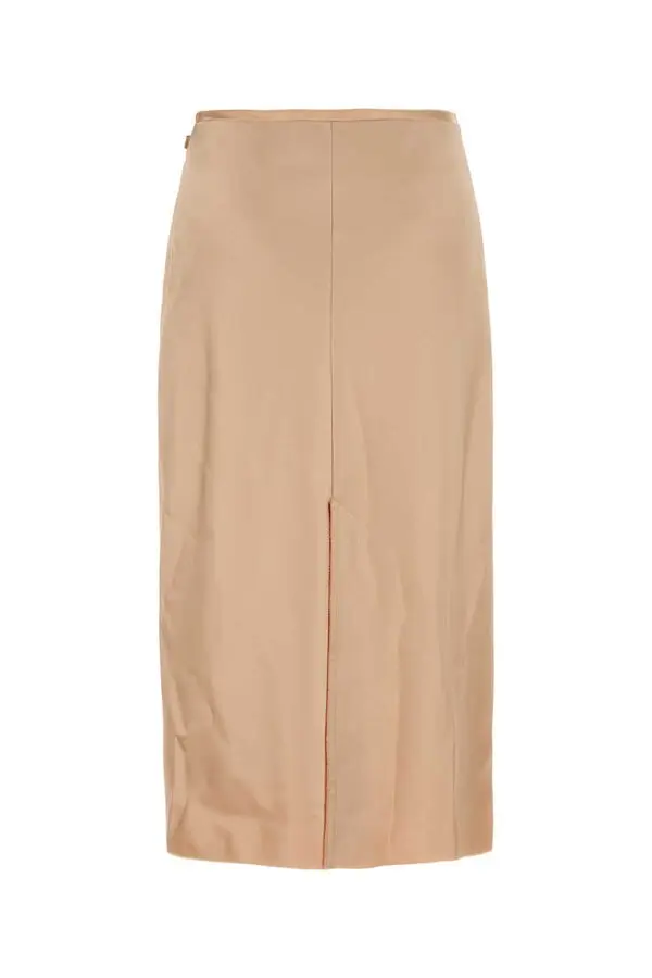 AMI Paris Skin Stretch Satin Skirt