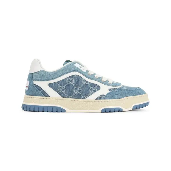 Gucci Re Web Canvas Sneakers - Blue
