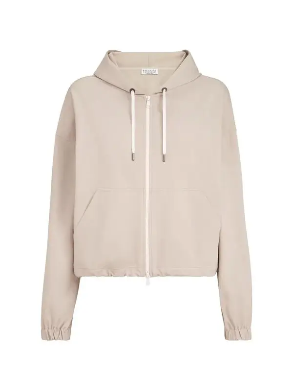 Brunello Cucinelli Couture Interlock Full Zip Hoodie
