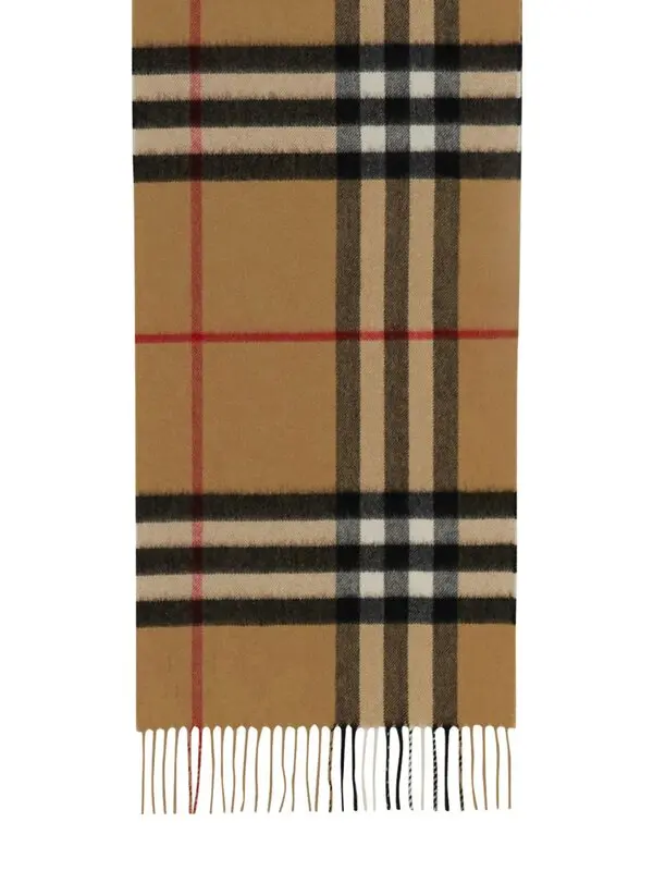 Burberry Cashmere Check Scarf - Multicolor