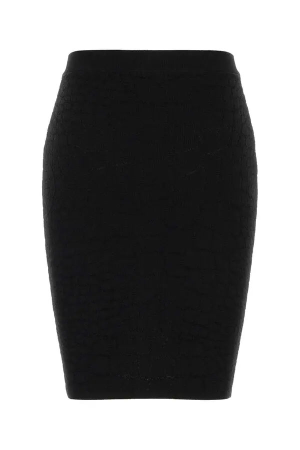 Balmain Stretch Viscose Blend Skirt