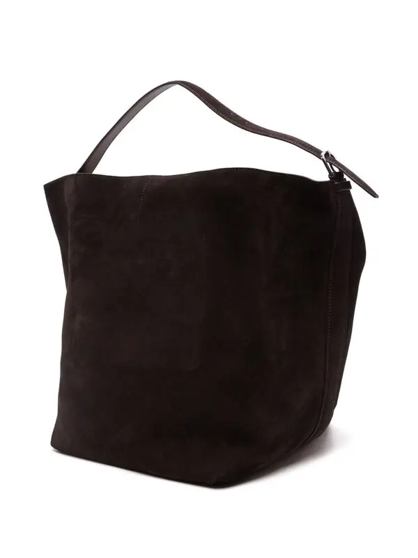 TOTEME Belted Suede Leather Tote - Multicolor