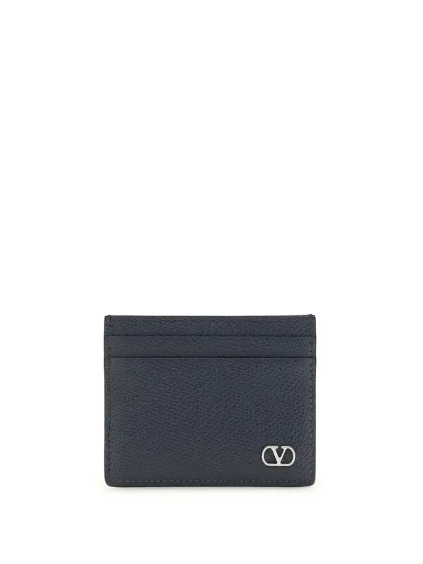 Valentino Garavani Vlogo Signature Card Holder - Blue