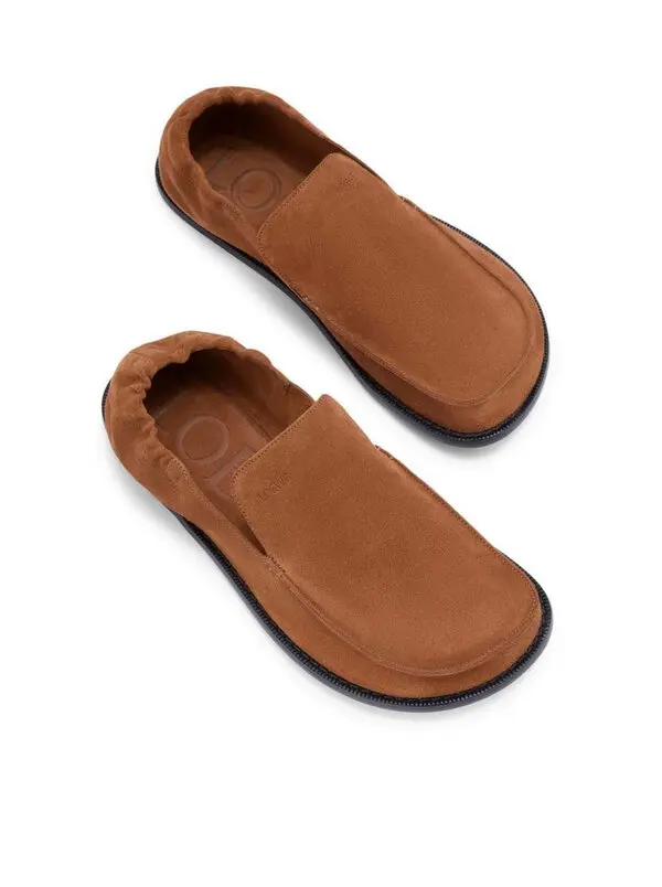 Loewe X Paula's Ibiza Suede Loafers - Multicolor