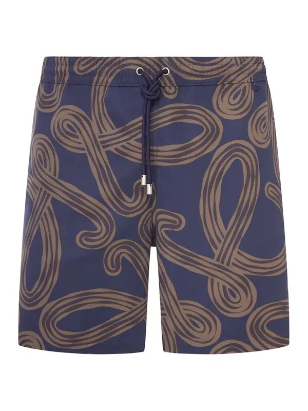 Loewe Anagram Print Swim Shorts - Multicolor